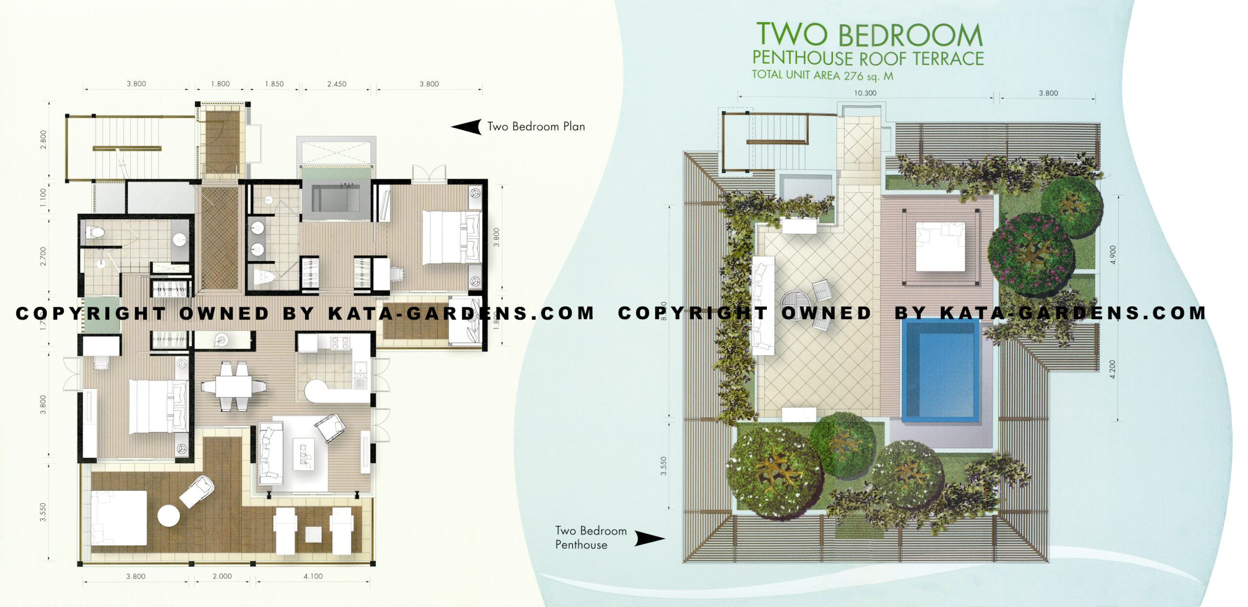 Luxury Penthouse Apartment | kata gardens